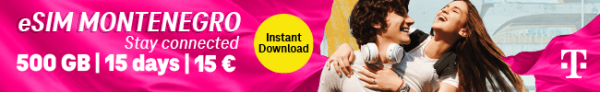 Montenegro SIM Card 2026: 500 GB for €15 — Best Picks